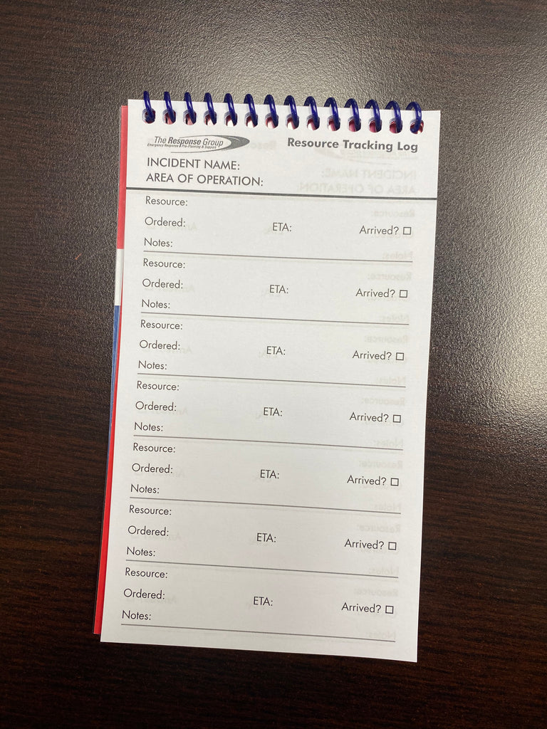Log Book - Resource Tracking Log – TRG Store